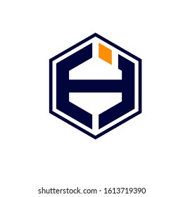 Hi Logo Design Simple Modern Template Stock Vector (Royalty Free ...