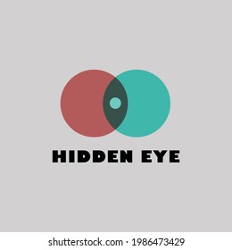 Hidden Eye Logo Concept Smart Abstract Stock Vector (Royalty Free ...