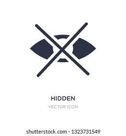 Hidden Icon On White Background Simple Stock Vector (Royalty Free ...