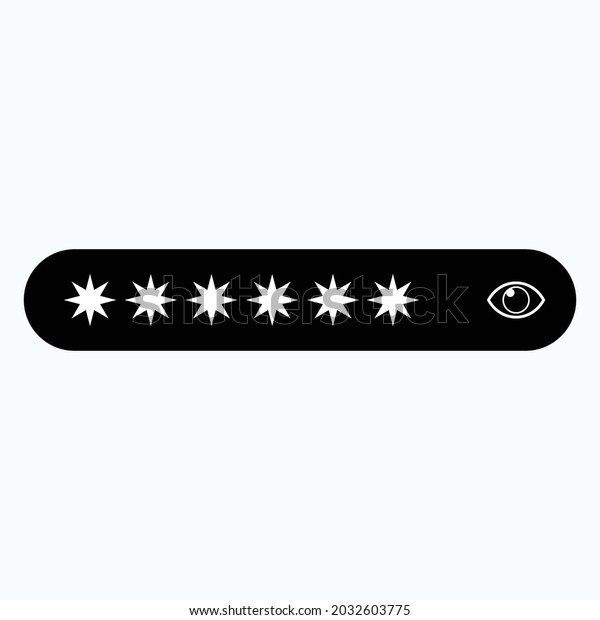 Hidden Password Icon Secret Access Code Stock Vector (Royalty Free ...