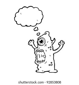 Hideous Monster Cartoon Stock Vector (Royalty Free) 92853808 | Shutterstock