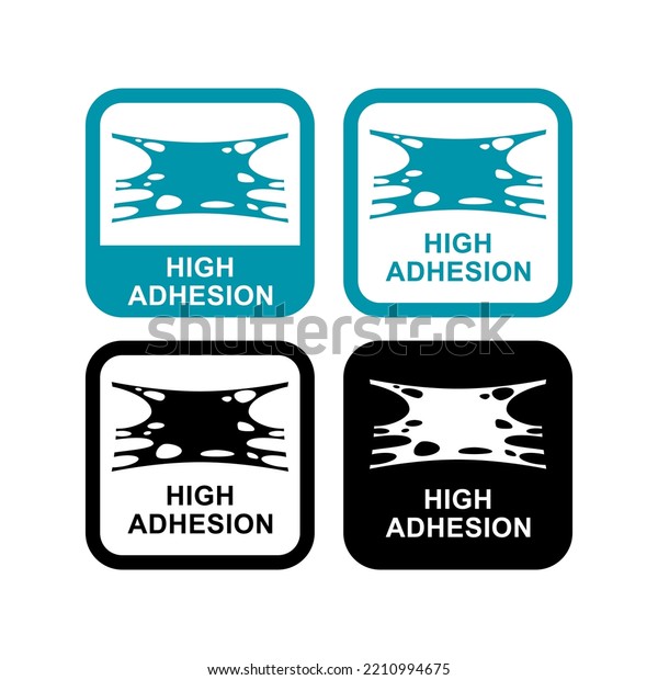 High Adhesion Sticky Liquid Logo Vector Stock Vector (Royalty Free ...