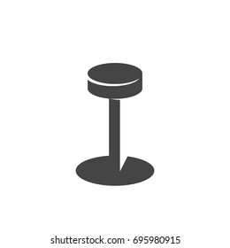 High Bar Chair Icon Stock Vector (Royalty Free) 695980915