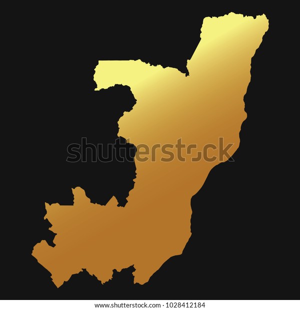 High Detailed Gold Texture Map Vector Stock Vector (Royalty Free ...