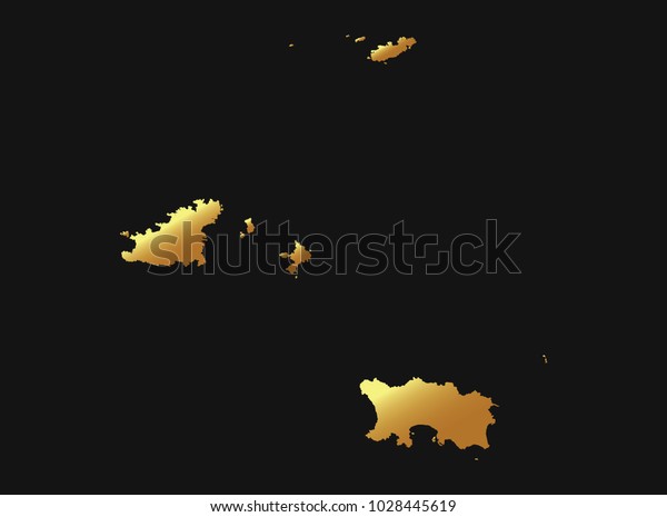 High Detailed Gold Texture Map Vector Stock Vector (Royalty Free ...