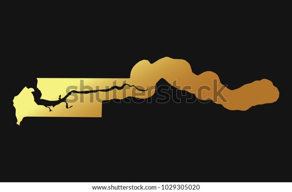 High Detailed Gold Texture Map Vector: vector de stock (libre de ...