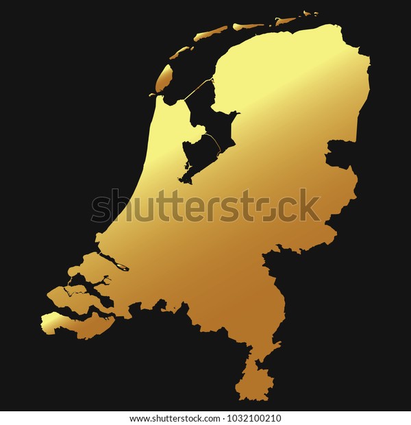 High Detailed Gold Texture Map Vector Stock Vector (Royalty Free ...