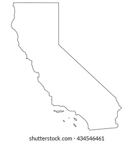 12,830 Outline Of California Images, Stock Photos & Vectors | Shutterstock