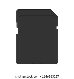 High Detailed Vector Illustrationrealistic Sd Card Stock Vector ...