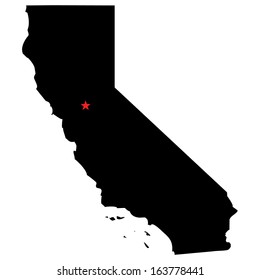 Mono County Map State California Stock Vector (Royalty Free) 1474225415