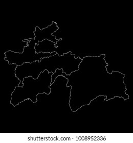 East Riding Yorkshire Outline Map Region Stock Vector (Royalty Free ...