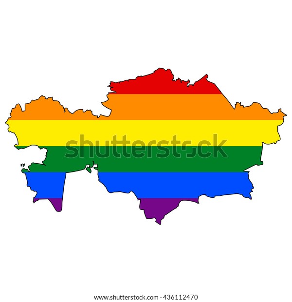 High Detailed Vector Map Pride Flag 库存矢量图（免版税）436112470 | Shutterstock