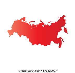 High Detailed Vector Map Russia Stock Vector (Royalty Free) 573820927 ...