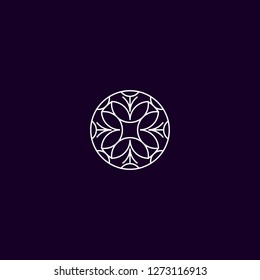 High End Pattern Circle Luxury Logo Stock Vector (Royalty Free ...
