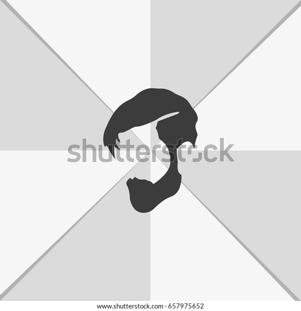 High Fade Side Swept Fringe Hair Stock Vector (Royalty Free) 657975652 ...