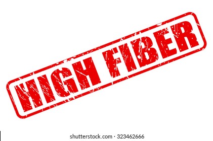 High Fiber Red Stamp Text On Stock Vector (Royalty Free) 323462666 ...