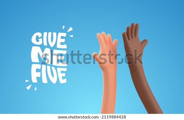 4,032 High Five Cartoon Images, Stock Photos & Vectors | Shutterstock