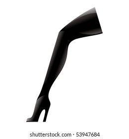 High Heel Boots Stock Vector (Royalty Free) 53947684 | Shutterstock