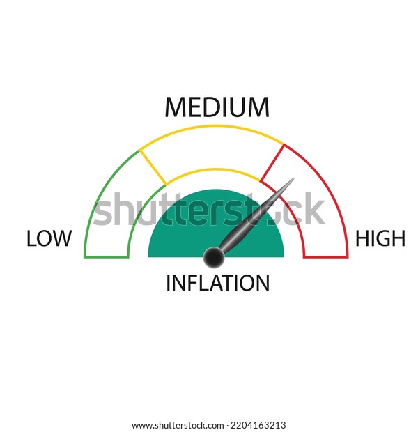 High Inflation Risk Chart Rising Inflation: เวกเตอร์สต็อก (ปลอดค่า ...