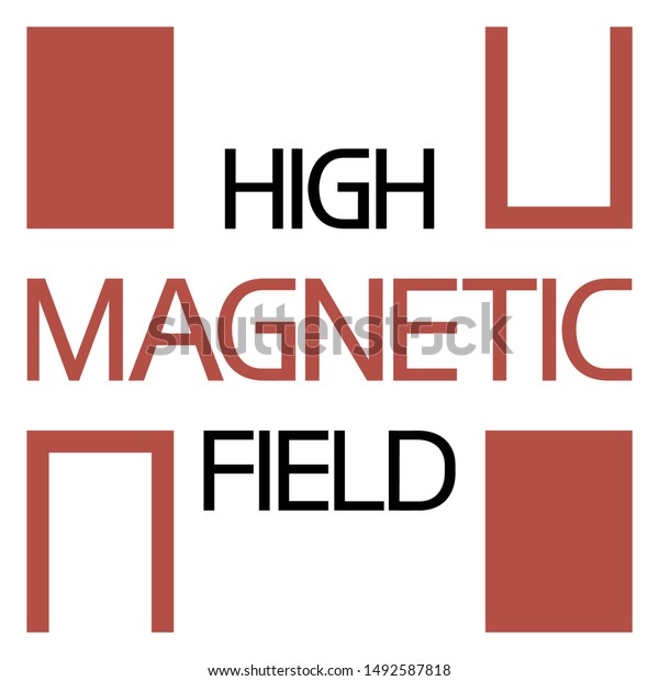 High Magnetic Field an Octagonal Sign Stock Vector (Royalty Free ...