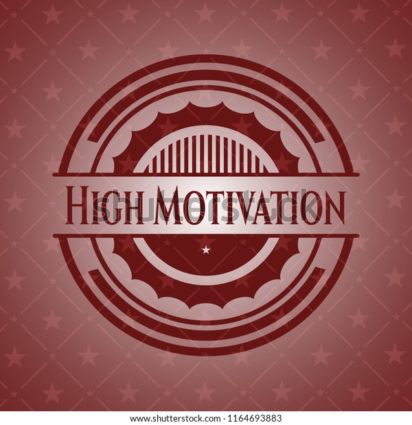 High Motivation Red Icon Emblem Stock Vector (Royalty Free) 1164693883 ...