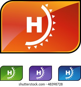 Vektor Stok High Pressure System Web Button Isolated (Tanpa Royalti ...