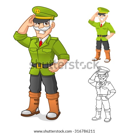 Soldier Saluting Drawing | Free download on ClipArtMag