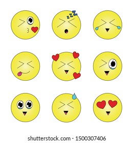 High Quality Icon Emoji Vector Whatsapp Stock Vector (Royalty Free ...