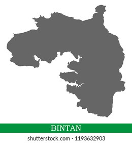 High Quality Map Bintan Island Indonesia Stock Vector (Royalty Free ...