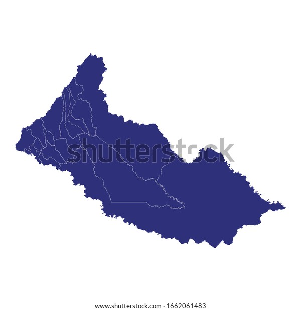 High Quality Map Caqueta Department Colombia Stock Vector (Royalty Free ...