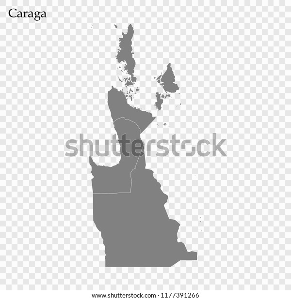 High Quality Map Caraga Region Philippines Stock Vector (Royalty Free ...
