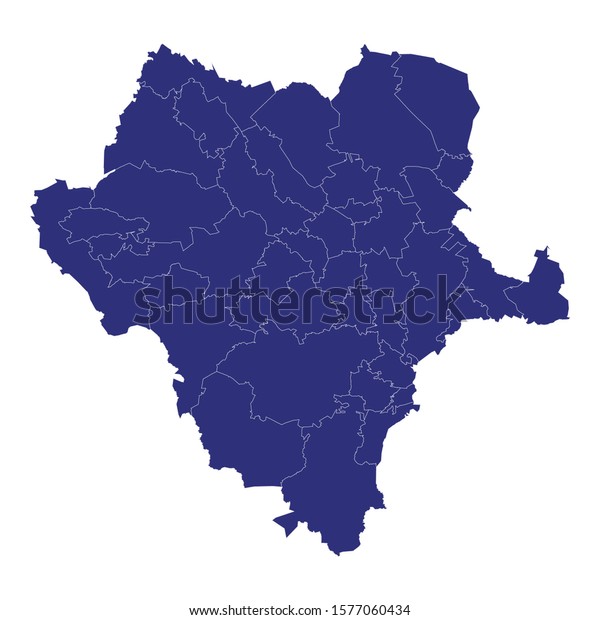 High Quality Map Durango State Mexico Stock Vector (Royalty Free ...