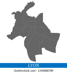 1,394 Lyon Map Images, Stock Photos & Vectors | Shutterstock