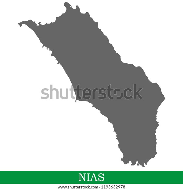 High Quality Map Nias Island Indonesia Stock Vector (Royalty Free ...