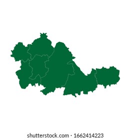 Isometric Map Bangladesh Detailed Illustration Isolated Stock ...