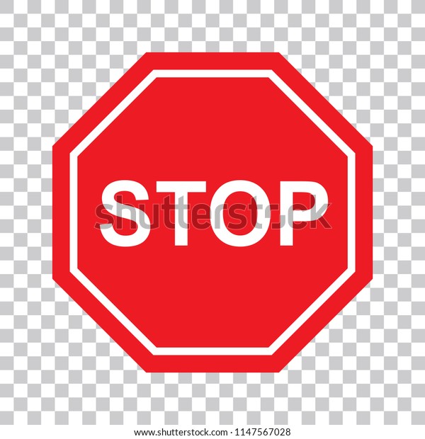 High Quality Stop Sign Symbol Icon Stock Vector (Royalty Free ...