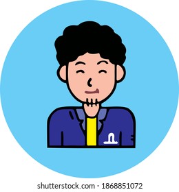 High Quality Vector Disheveled Young Man Stock Vector (Royalty Free ...