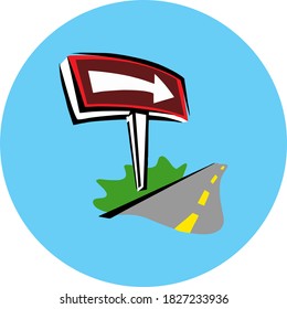 High Quality Vector Illustration Directions Stock Vector (Royalty Free ...