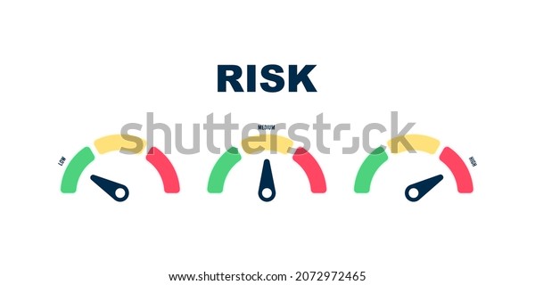 High Risk Level Simple Illustration Stock Vector (Royalty Free ...