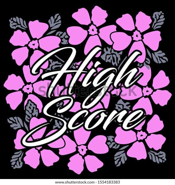 High Score Beautiful Greeting Card Background Stock Vector (Royalty ...