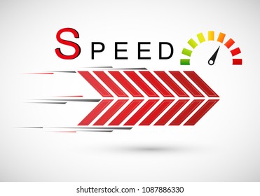 High Speed Abstract Symbol Speed Logo Stock Vector (Royalty Free ...