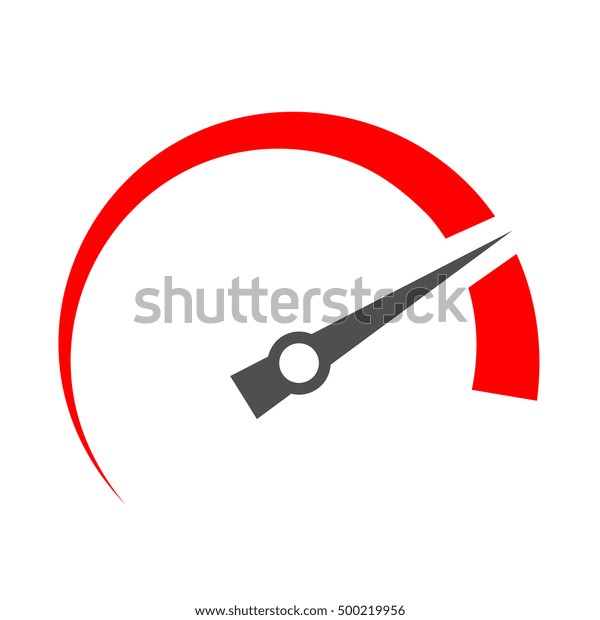 Hochgeschwindigkeits-Symbol, Vektorgrafik einzeln auf weißem ...