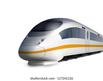 2,866 High speed train white background Stock Illustrations, Images ...