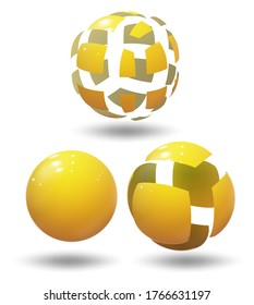 High Tech Ball Sphere Plastic Bubbles Stock Vector (Royalty Free ...