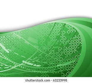High Technology Background Green Color Vector: เวกเตอร์สต็อก (ปลอดค่า ...