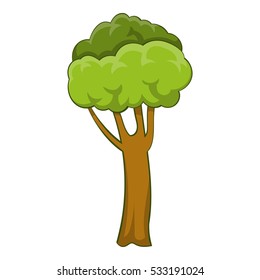 Australia Bottle Tree Icon Cartoon Illustration Stock Illustration ...