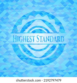 Highest Standard Realistic Light Blue Mosaic Stock Vector (Royalty Free ...
