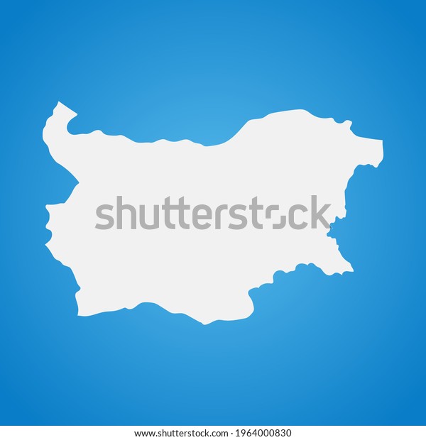 Highly Detailed Bulgaria Map Borders Isolated Stock Vector (Royalty ...