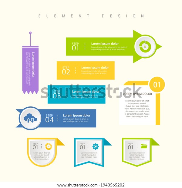 Highly Utilized Web Element Infographic Stock Vector (Royalty Free ...