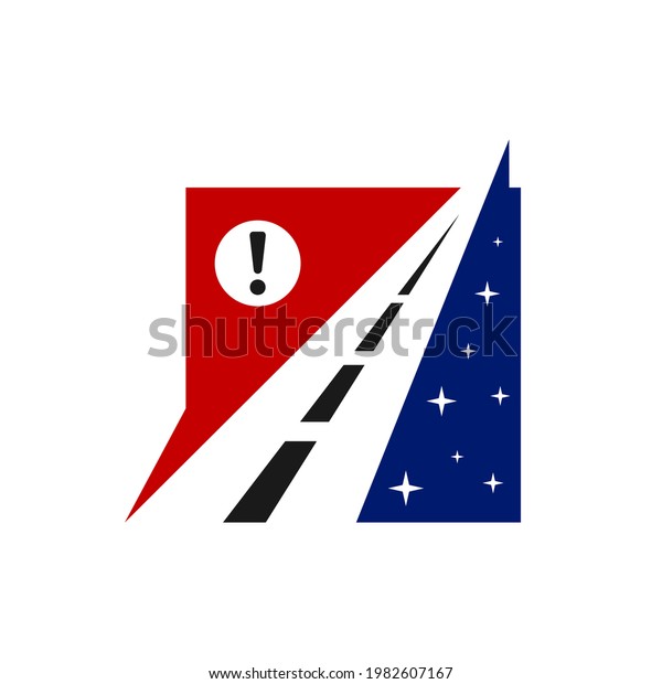 Highway Emblem Logo Design Your Company Stock Vector (Royalty Free ...